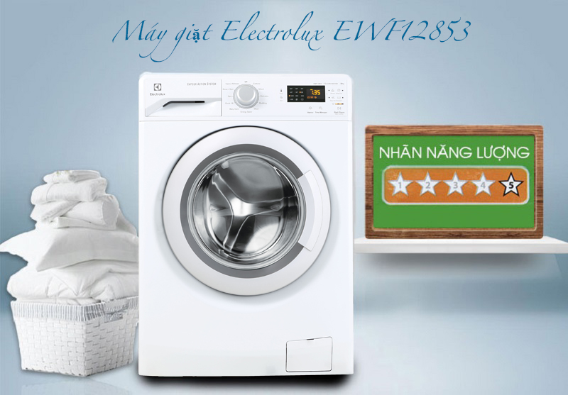 Máy giặt Electrolux EWF12853 8 Kg trắng – Mua Sắm Điện Máy Giá Rẻ